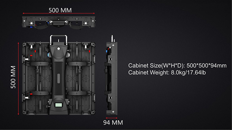 Flexible High-end Stage LED Display-Rental C Series - Maxcolorvisual