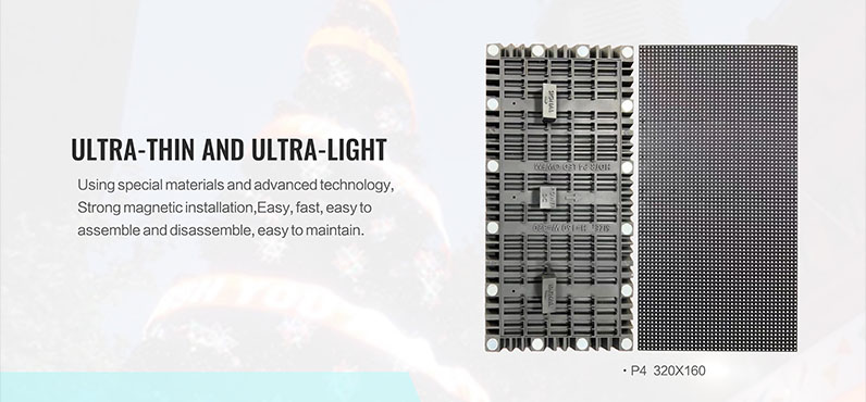 Outdoor P4 320X160mm Flexible Soft LED Display Module - Maxcolorvisual