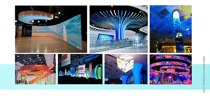 Soft Flexible LED Screen Module-Indoor P1.53 320X160MM - Maxcolorvisual