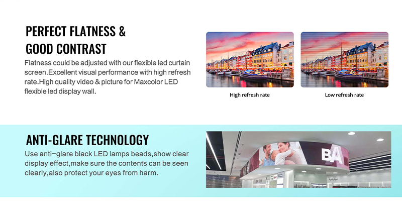 Soft Flexible LED Screen Module-Indoor P1.53 320X160MM - Maxcolorvisual