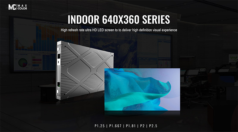 640x360mm Indoor Full Front Service LED Screen - Maxcolorvisual