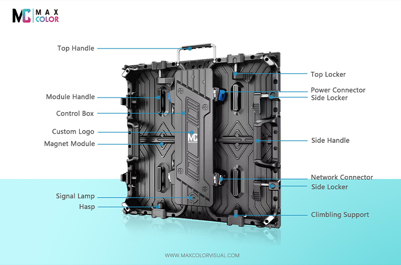 500X1000mm Die-casting Aluminum Rental LED Display-Rental M Series ...